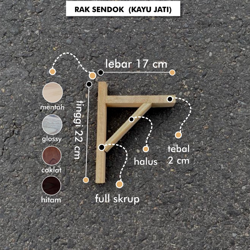Jual SIKU KAYU JATI | SIKU L (KAYU JATI) | Shopee Indonesia