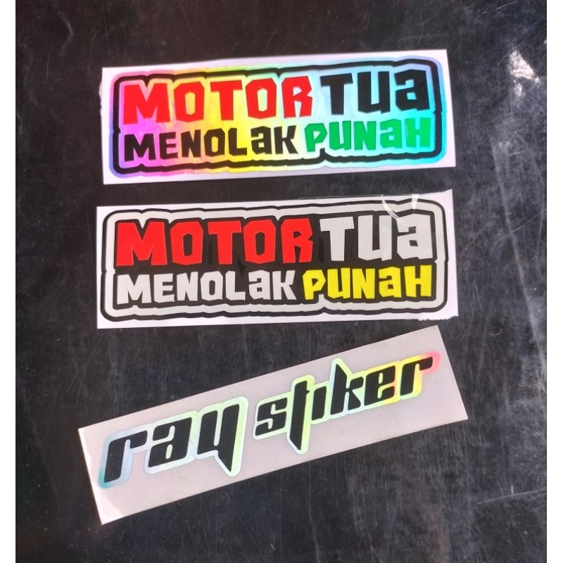 Jual STIKER CUTTING MOTOR TUA MENOLAK PUNAH | Shopee Indonesia