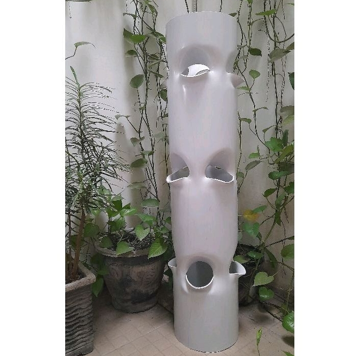 Jual POT TANAMAN VERTIKAL VERTIKULTUR 8 INCH LUBANG BESAR 1 METER MEDIA ...