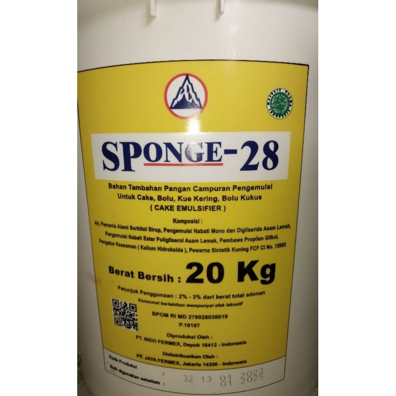 Jual SP/Pengemulsi Sponge 28 pelembut bolu | Shopee Indonesia