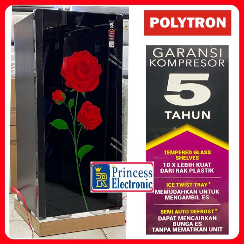 Jual Kulkas Polytron 1 pintu Belleza 180 liter terbaru | Shopee Indonesia