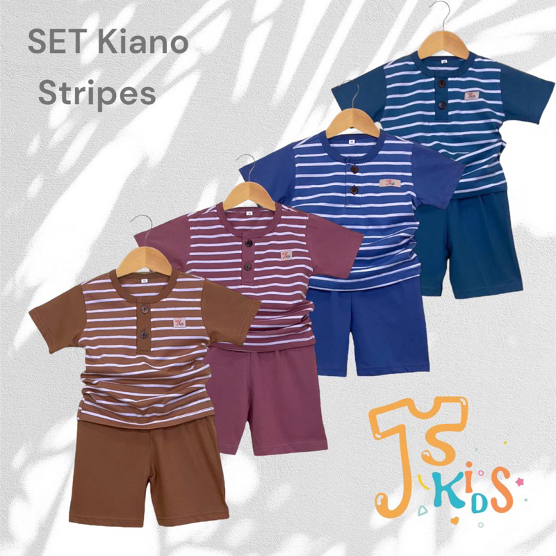 Jual JISA Kids - Baju Anak Salur/ Setelan Anak Kiano Stripes Salur ... Jual JISA Kids - Baju Anak Salur/ Setelan Anak Kiano Stripes Salur ...