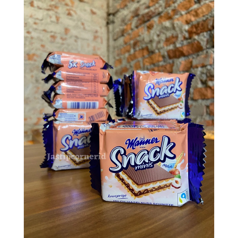 Jual MANNER SNACK EROPA WAFER HAZELNUT | Shopee Indonesia