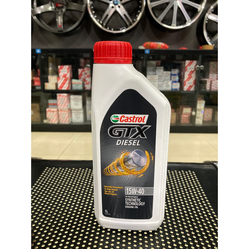 Jual Oli Castrol GTX Diesel Sae 15W-40 Api CI-/E7 Kemasan 1 Liter ...