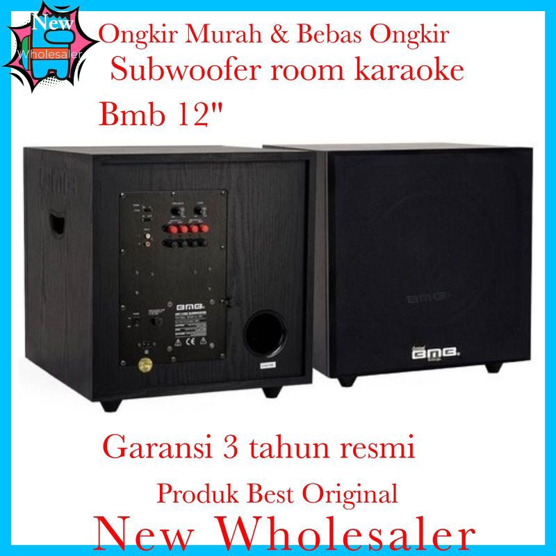 Jual Speaker Subwoofer Bass karaoke Bmb Sw12W 12 inch original sound room | Shopee Indonesia