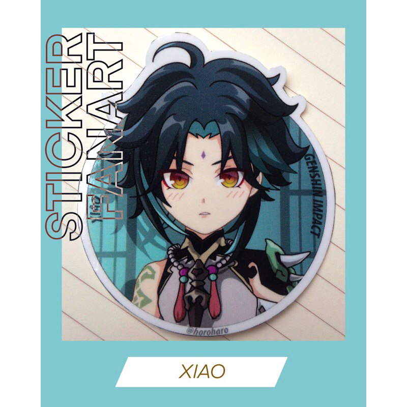 Jual Sticker fanart XIAO genshin impact | Shopee Indonesia