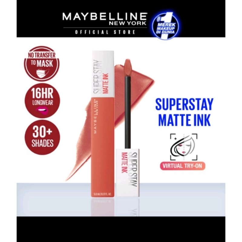 Jual MAYBELLINE SUPERSTAY MATTE INK - 225 DELICATE (peachy pink ...