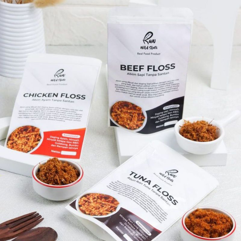 Jual ABON SAPI AYAM TUNA | BEEF FLOSS CHICKEN FLOSS TANPA PENGAWET ...