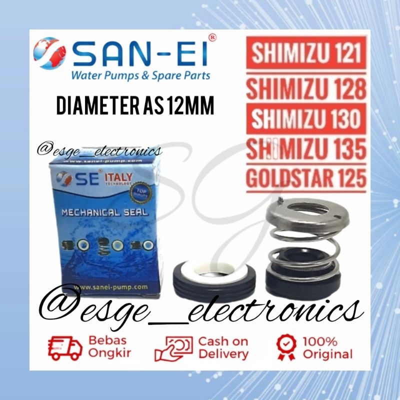 Jual ORIGINAL SEAL POMPA AIR SHIMIZU 121 SHIMIZU 128 130 SHIMIZU 135 GOLDSTAR 125 SPAREPART ...
