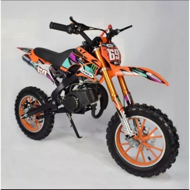 Jual MOTOR MEDIUM TRAIL LENKA 69 50CC MESIN 2 TAK MOTOR MINI ANAK ...