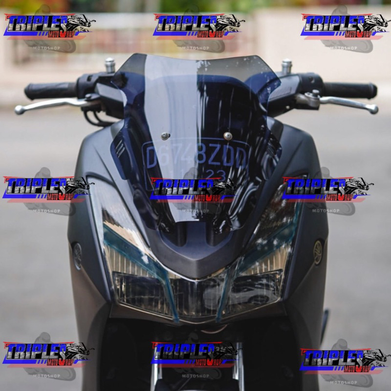 Jual WINDSHIELD LEXI OCITO4 MINI VISOR LEXI MODEL CYBORG TEBAL 4MM ...