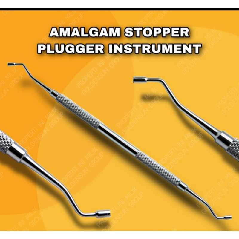Jual AMALGAM STOPPER PLUGGER - Restorasi Filling Cement stainless 17 cm ...