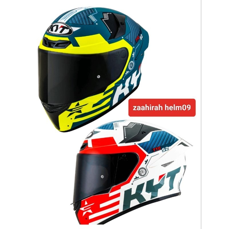 Jual helm KYT TT course motif terbaru FUSELAGE paket ganteng include visior original dan spoiler ...