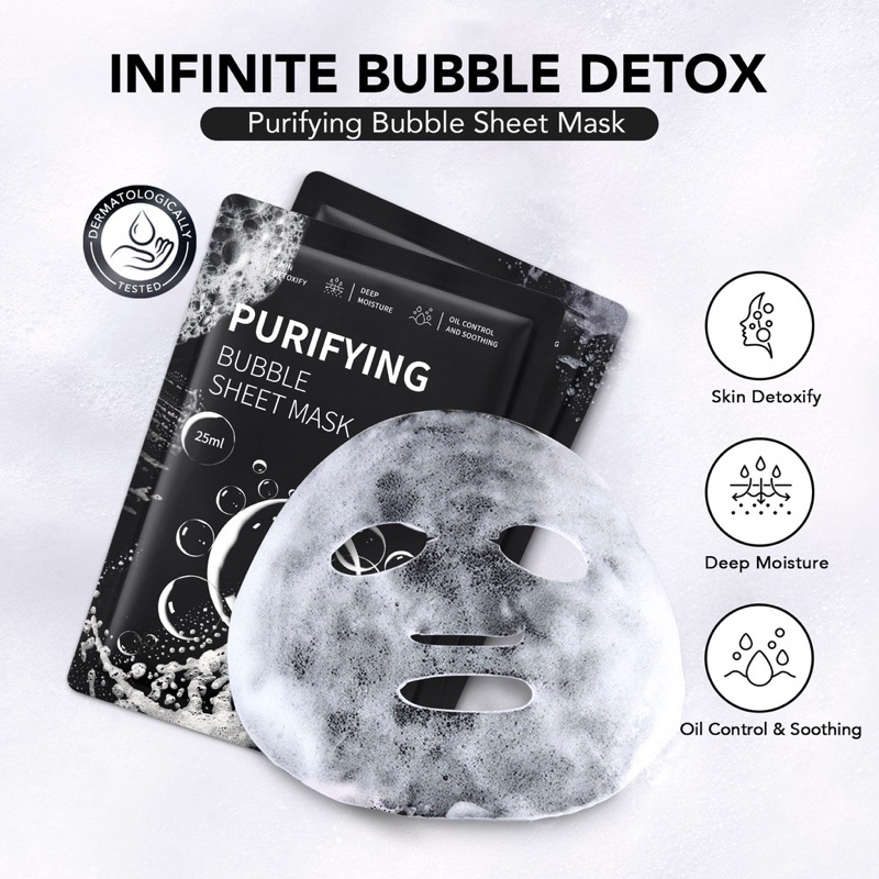 Jual YOU Purifying Bubble Sheet Mask Bubble Detox| Masker Wajah ...
