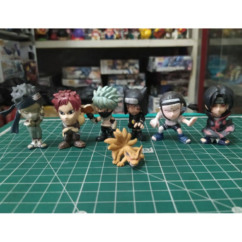 Jual Figure Naruto : Kakashi / Gaara / Itachi / kankuro / Neji Chibi ...