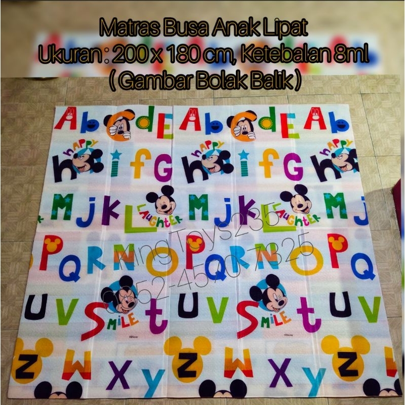 Jual Matras Alas Lantai Busa Anak Lipat Ukuran 200 x 180 cm Ketebalan ...