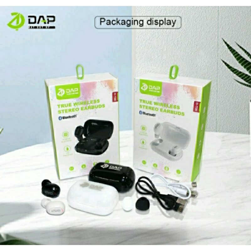 Jual DAP TRUE WIRELESS STEREO EARBUDS D-T08 | Shopee Indonesia