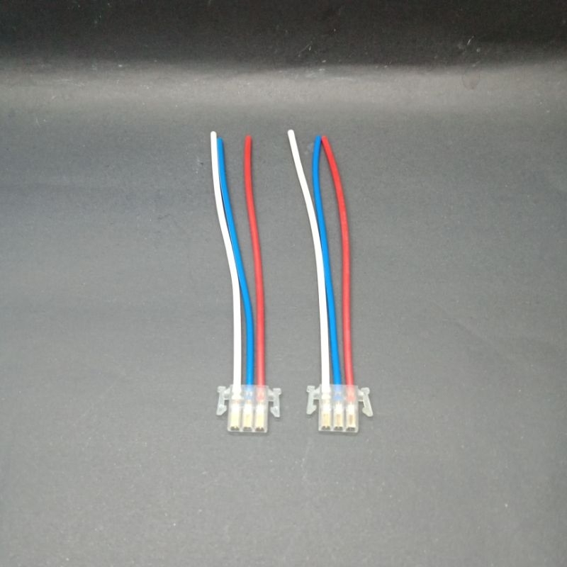 Jual soket 3 kabel/3 pin tombol starter dim klakson sein/sen | Shopee ...