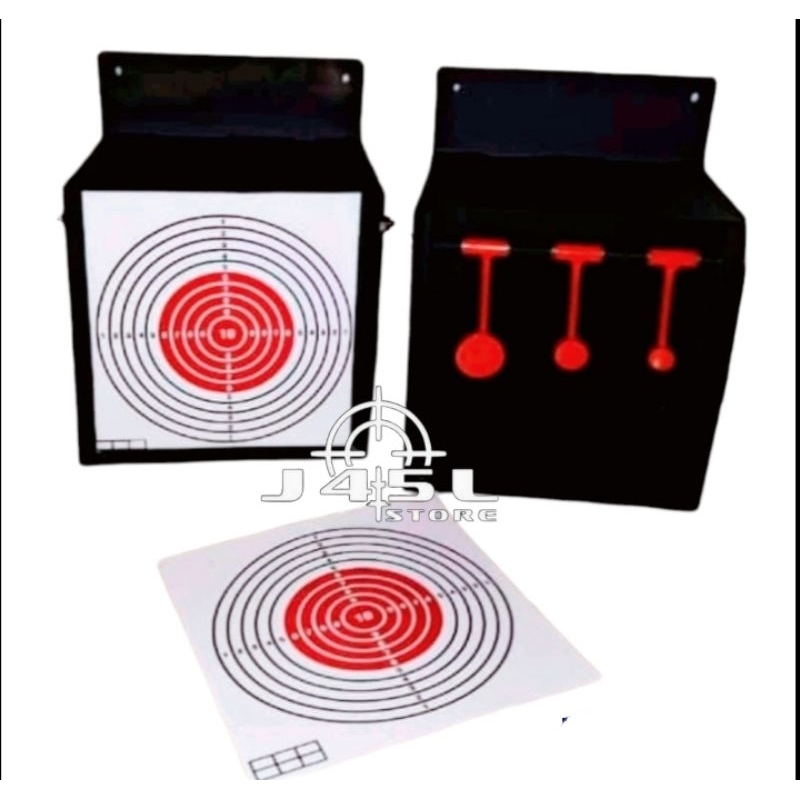 Jual box target dobel fungsi/sasaran tembak model box. | Shopee Indonesia