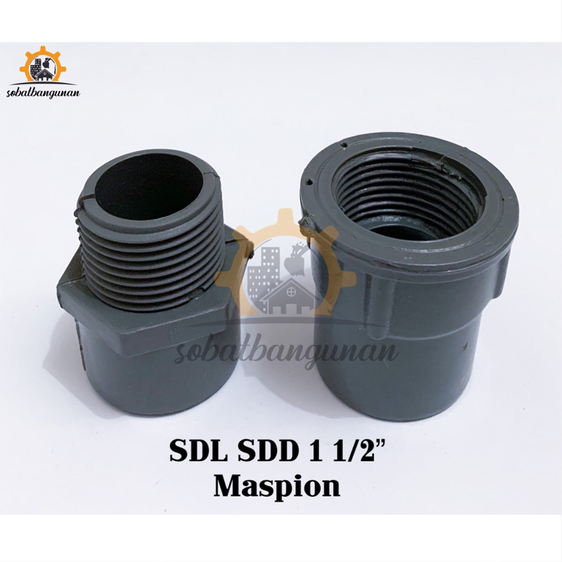 Jual VALVE SOCKET 1 1/2" (SDL) Sok Drat Luar TS MASPION | Shopee Indonesia
