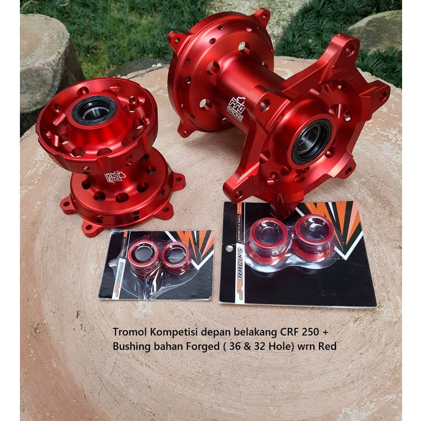 Jual TROMOL DEPAN BELAKANG PLUS BUSHING CRF 250 (36 HOLE) RED PRO 1 RACING | Shopee Indonesia