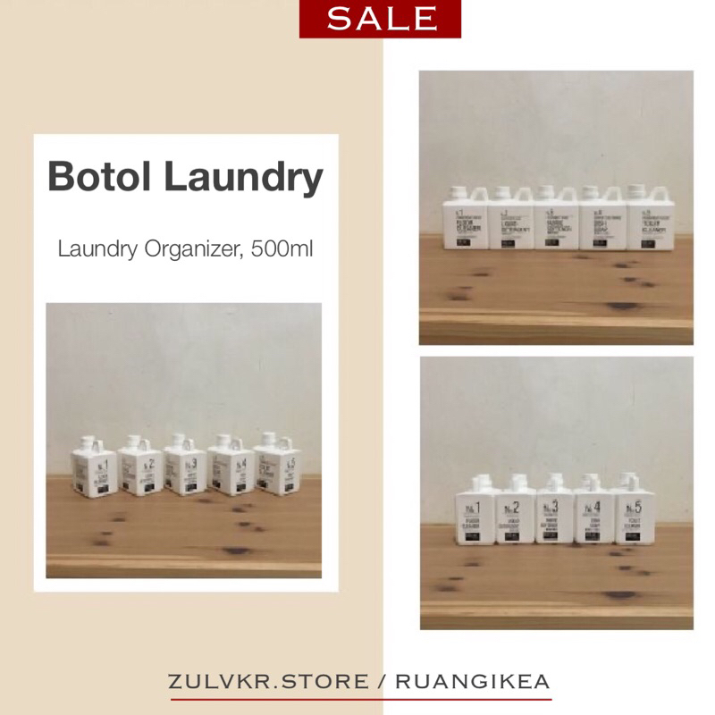 Jual [V3.1] Botol laundry aesthetic refill Botol Sabun Cair LAUNDRY ...