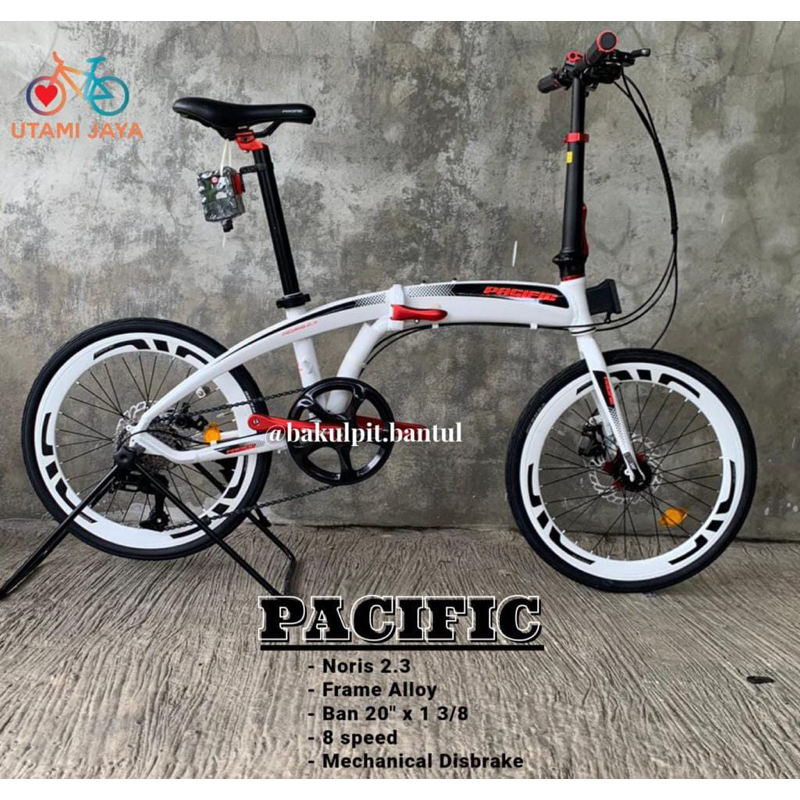 Jual Sepeda Lipat ring 20 inc Pacific Noris 2.3 , Pacific Veloce 6.0 ...