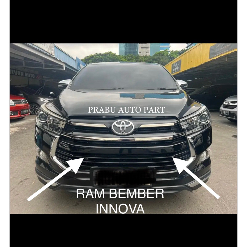 Jual Ram bember Innova riborn hitam glossy venturer Grille radiator ...