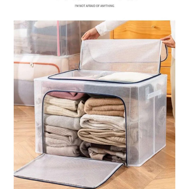 Jual Storage Box organizer Transparan Kapasitas 24L 66L 100L/ Tempat ...