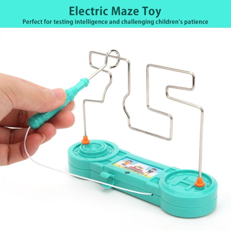 Jual Mainan Edukatif Electric Maze Shock Electricity Inductor Waze Fun ...