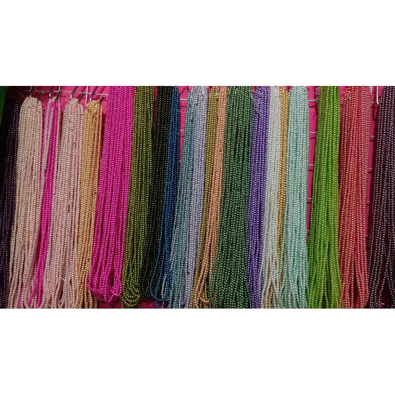 Jual Mutiara Sintetis 4mm | Mutsin 4mm bahan menjahit kilap bagus ...