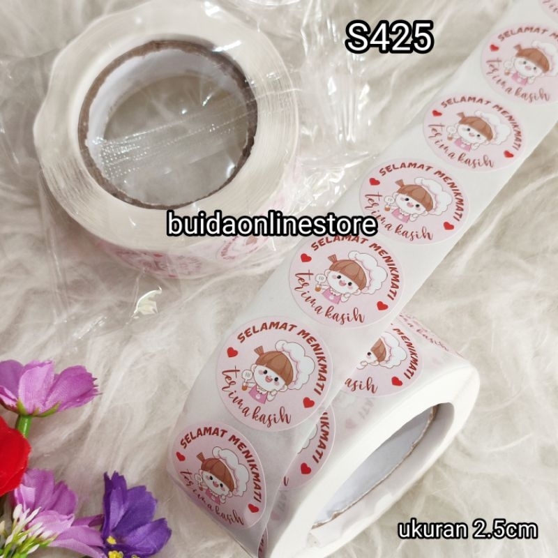Jual Stiker Selamat Menikmati Sticker Terima Kasih Label thank you ...