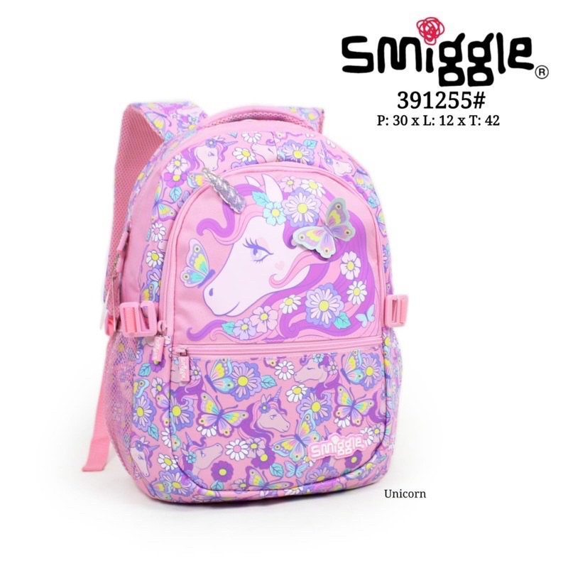 Jual RANSEL SMIGGLE HEY THERE PINK UNICORN CLASSIC ATTACHABLE BACKPACK ...