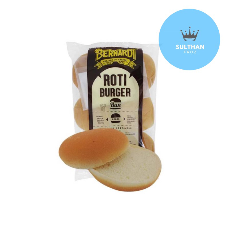 Jual BERNARDI ROTI BURGER POLOS ISI 6 PCS | Shopee Indonesia