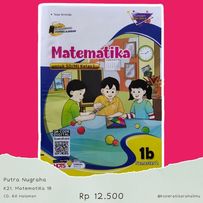 Jual Modul Matematika Kelas 1 Semester 2 Kurikulum Merdeka SD/MI Putra Nugraha | Shopee Indonesia