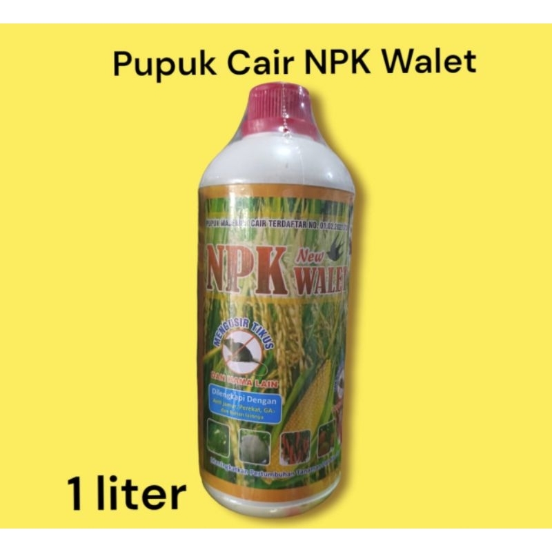Jual NPK Walet Pupuk Cair 1 liter | Shopee Indonesia