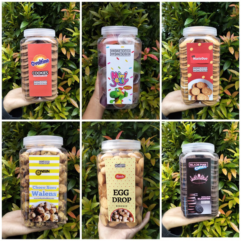 Jual Kue/Jajan/Snack Lebaran Toples Jerapah viral isi Wallens/Better ...