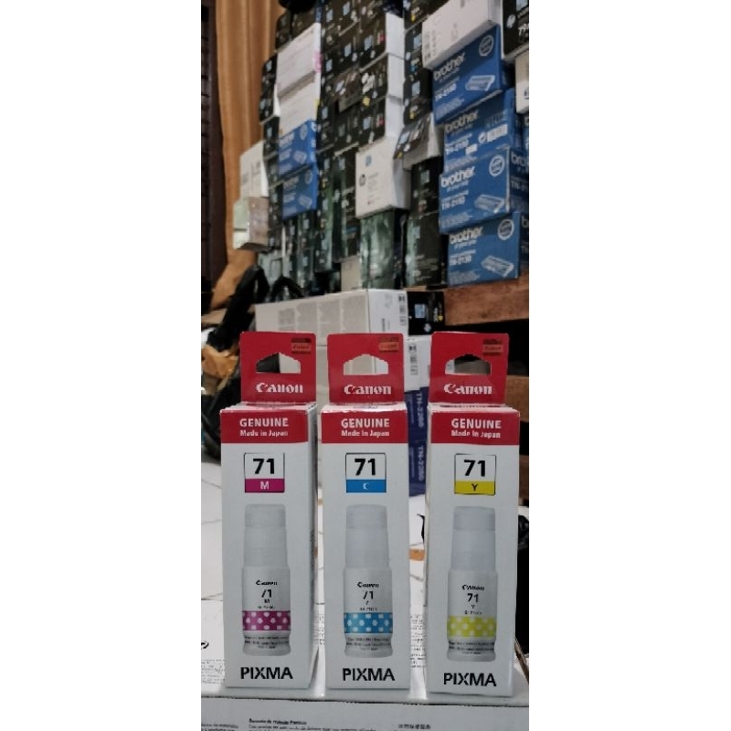 Jual TINTA CANON PIXMA 71 COLOUR ORIGINAL | Shopee Indonesia