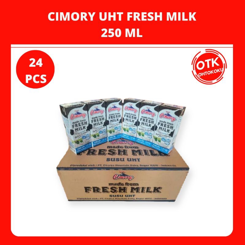 Jual CIMORY SUSU UHT FRESH MILK 250 ML ALL VARIAN - 1 DUS | Shopee Indonesia