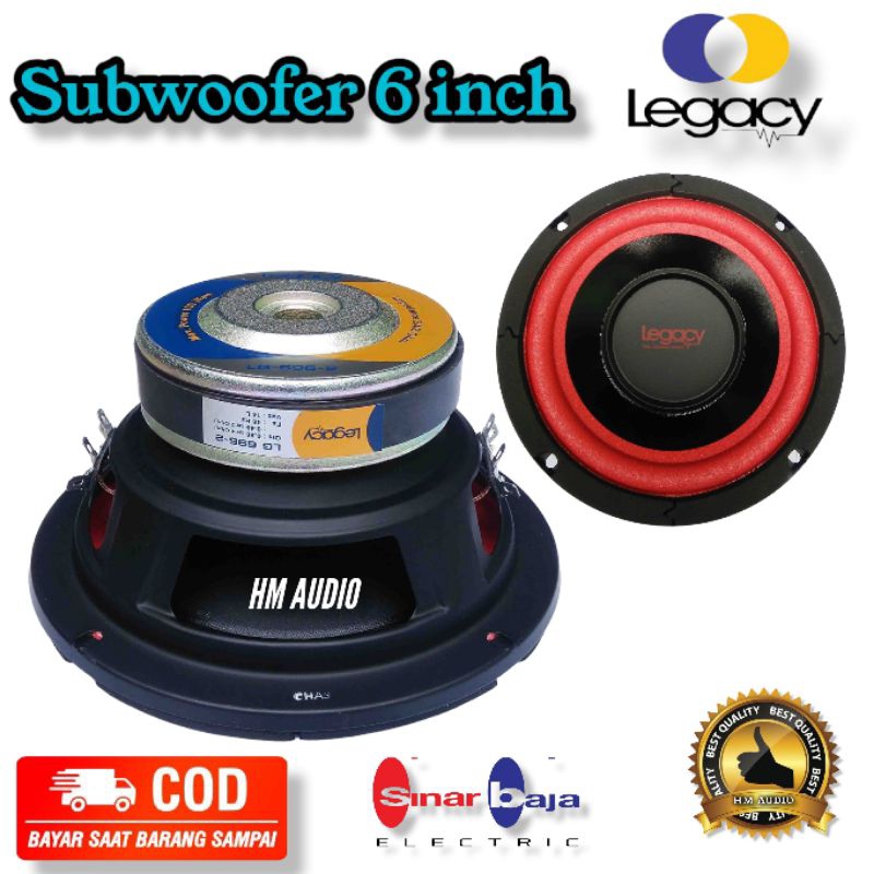 Jual Speaker Legacy Subwofer legacy 6 inch Speaker 6 inch Legacy LG 696 ...