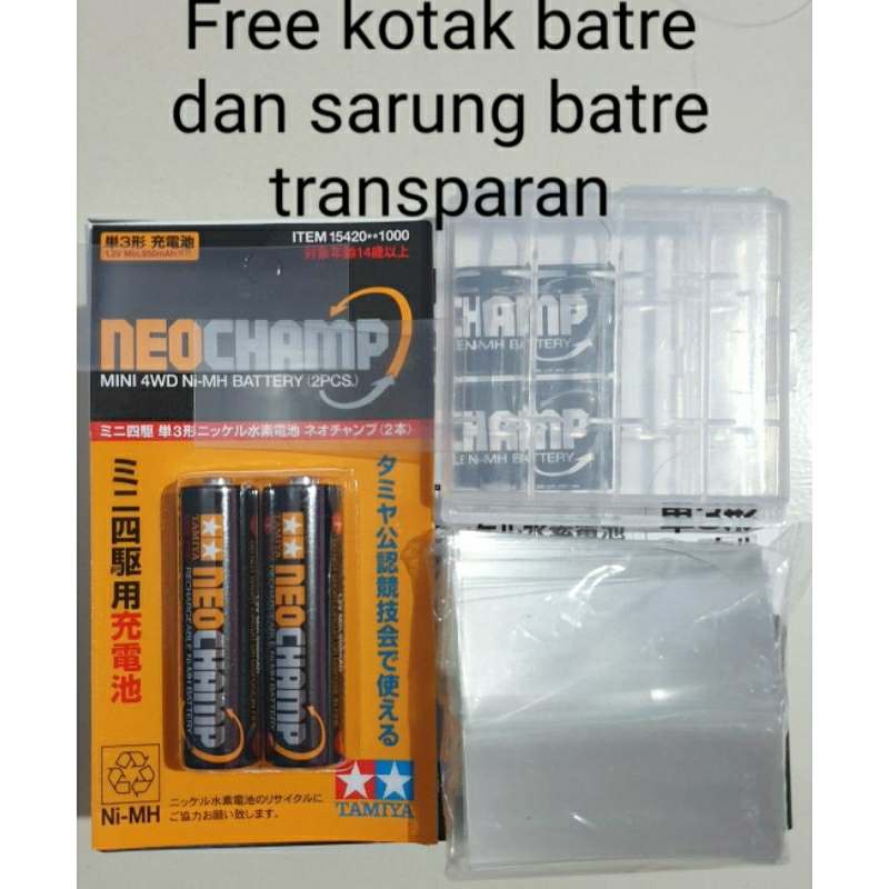 Jual Batre baterai battery Neochamp Neo Champ 950mah original tamiya ...