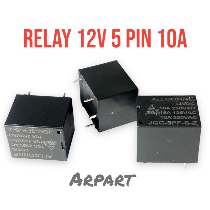Jual relay 12v 5 pin 10A | Shopee Indonesia