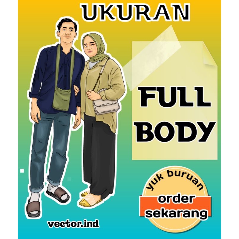 Jual VECTOR.IND FULL BODY (Softfile Saja) Jasa Edit Foto / Vector Art ...