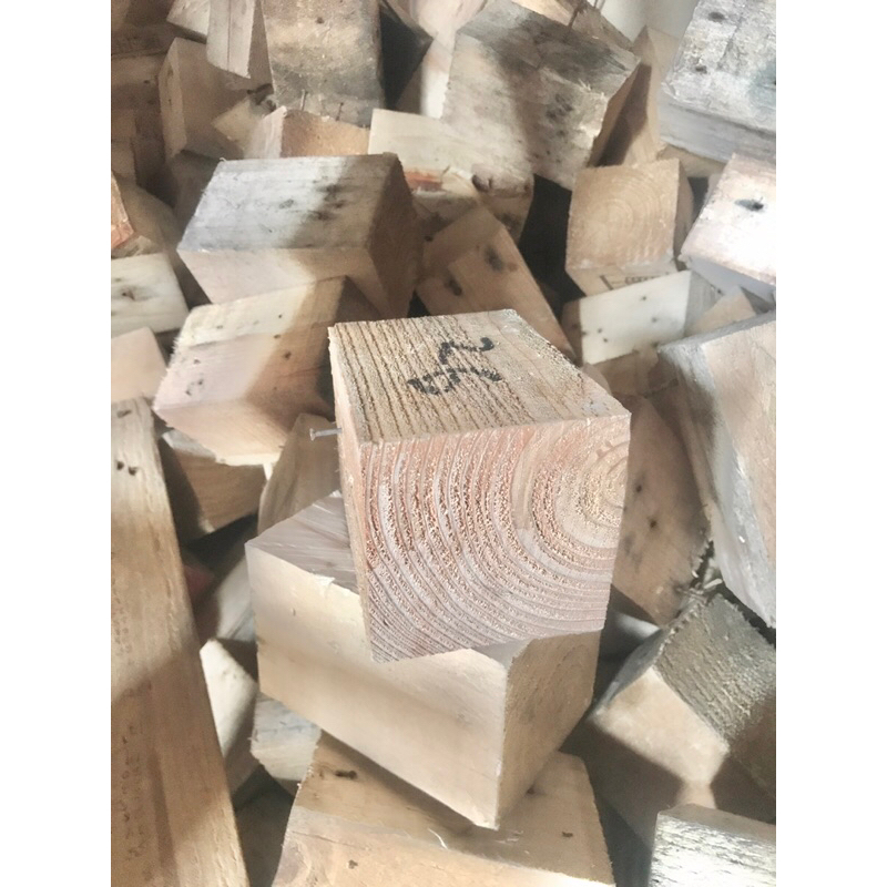 Jual Kayu Kotak - Dadu - Pentol - Jati Belanda Ex Palet | Shopee Indonesia