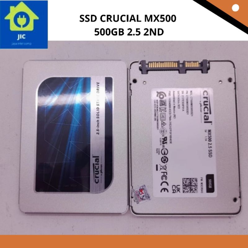 Jual SSD CRUCIAL MX500 500GB 2.5 2ND | Shopee Indonesia