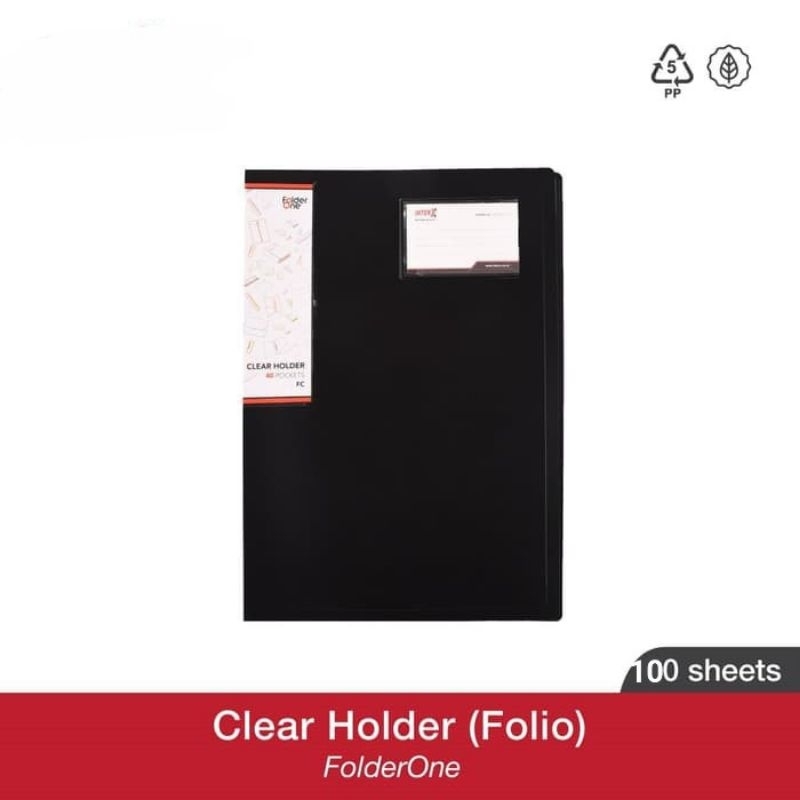Jual Map Clear Holder/ Map Dokumen Folio 100 lembar/ Sheets OZ/ InterXfolder | Shopee Indonesia