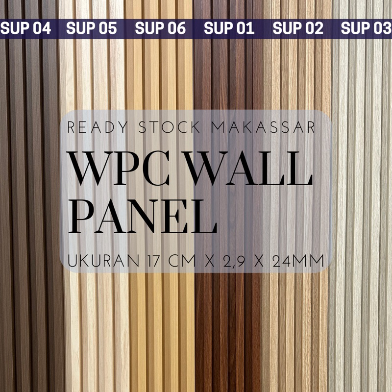 Jual Wpc Wall Panel Dinding 3D Motif Kayu Ukuran 17cm x 2.9 Meter | Shopee Indonesia