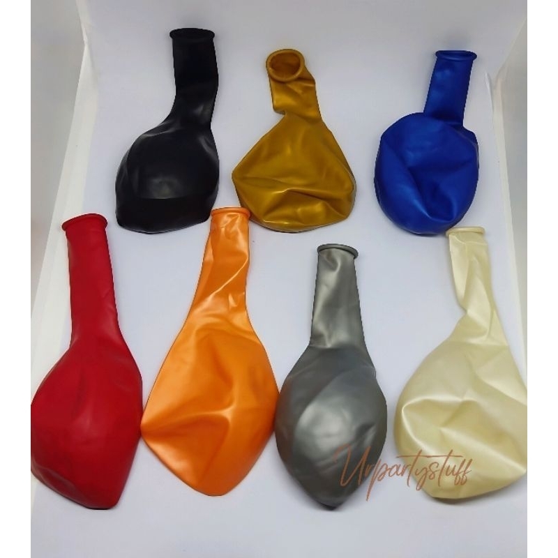 Jual Balon Pesta / Balon Ulang tahun Metalik 12inch/Balon ulang tahun ...