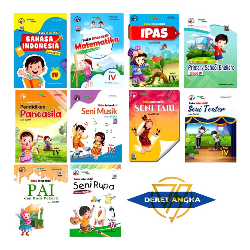 Jual buku pelajaran SD kelas 4 kurikulum merdeka oleh intan parawira ...