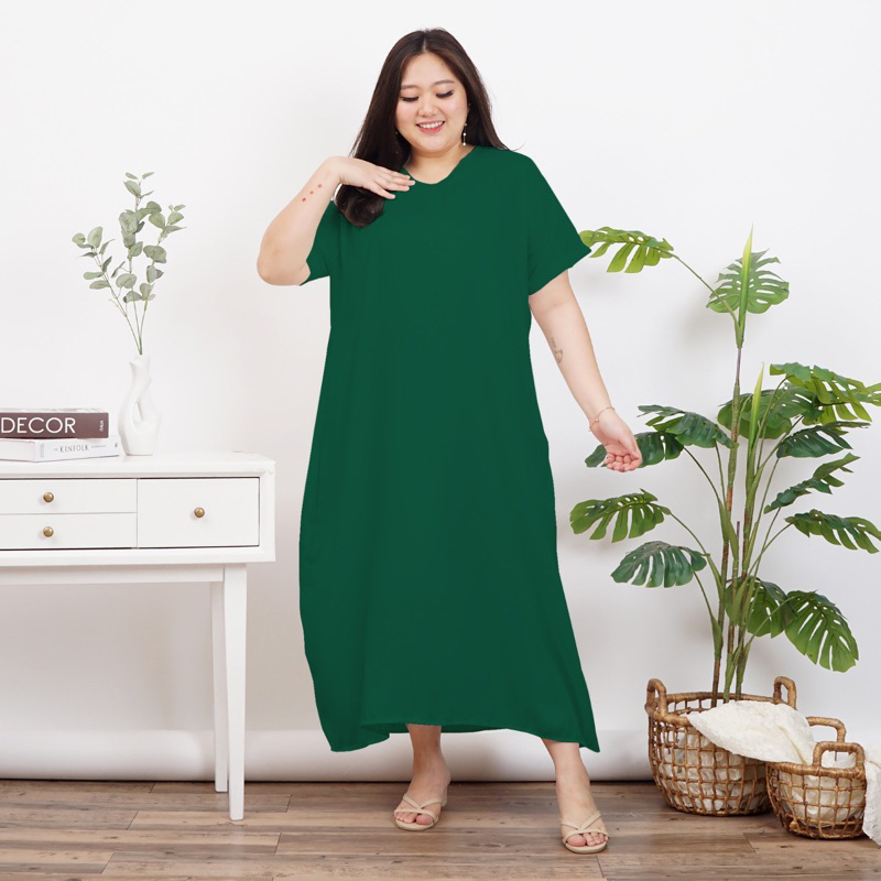 Jual [LD120] DASTER DRESS Jumbo XXL BIG SIZE Lengan Pendek - Banyak ...